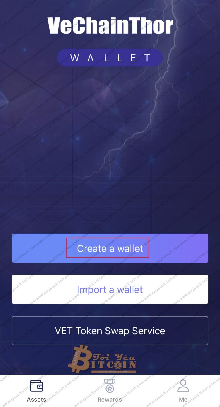 Hướng dẫn Tạo/Sử dụng ví VeChain coin trên điện thoại với VeChainThor