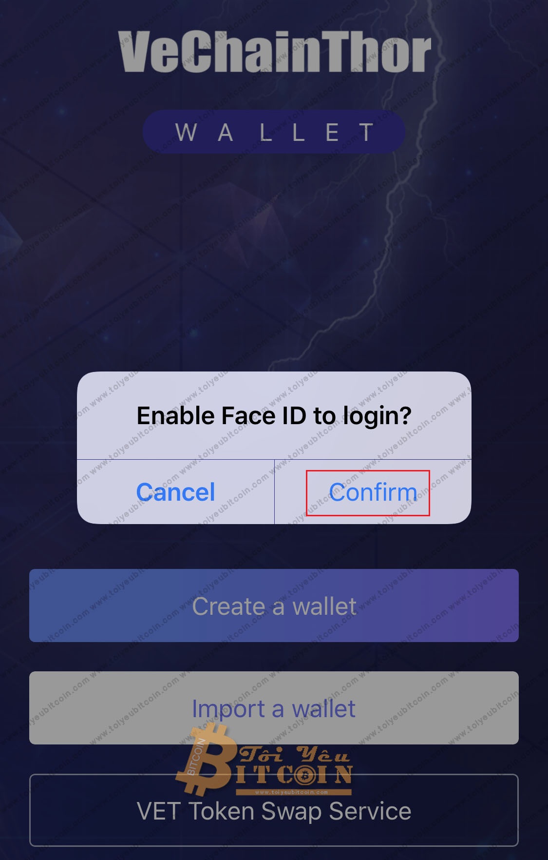 Hướng dẫn Tạo/Sử dụng ví VeChain coin trên điện thoại với VeChainThor