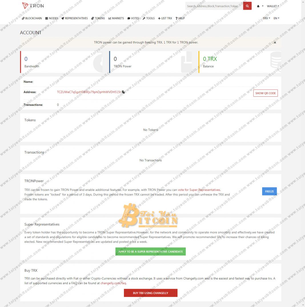 Hướng dẫn Tạo và Sử dụng ví TRON Wallet để trữ đồng TRX Coin từ A - Z