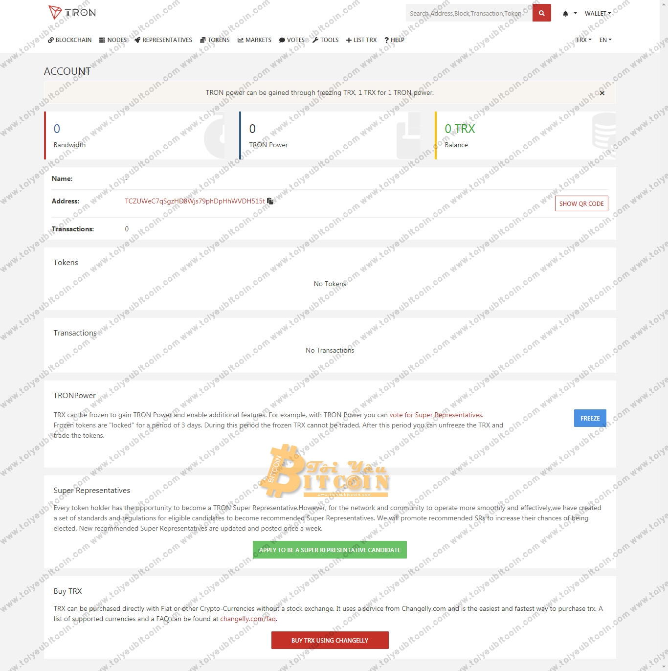 Hướng dẫn Tạo và Sử dụng ví TRON Wallet để trữ đồng TRX Coin từ A - Z