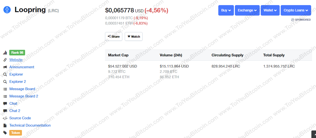 Loopring là gì? Tạo ví & Mua bán đồng LRC Coin ở đâu? Có nên đầu tư?